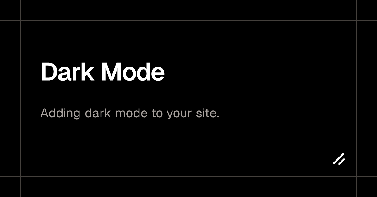 Dark Mode - shadcn/ui